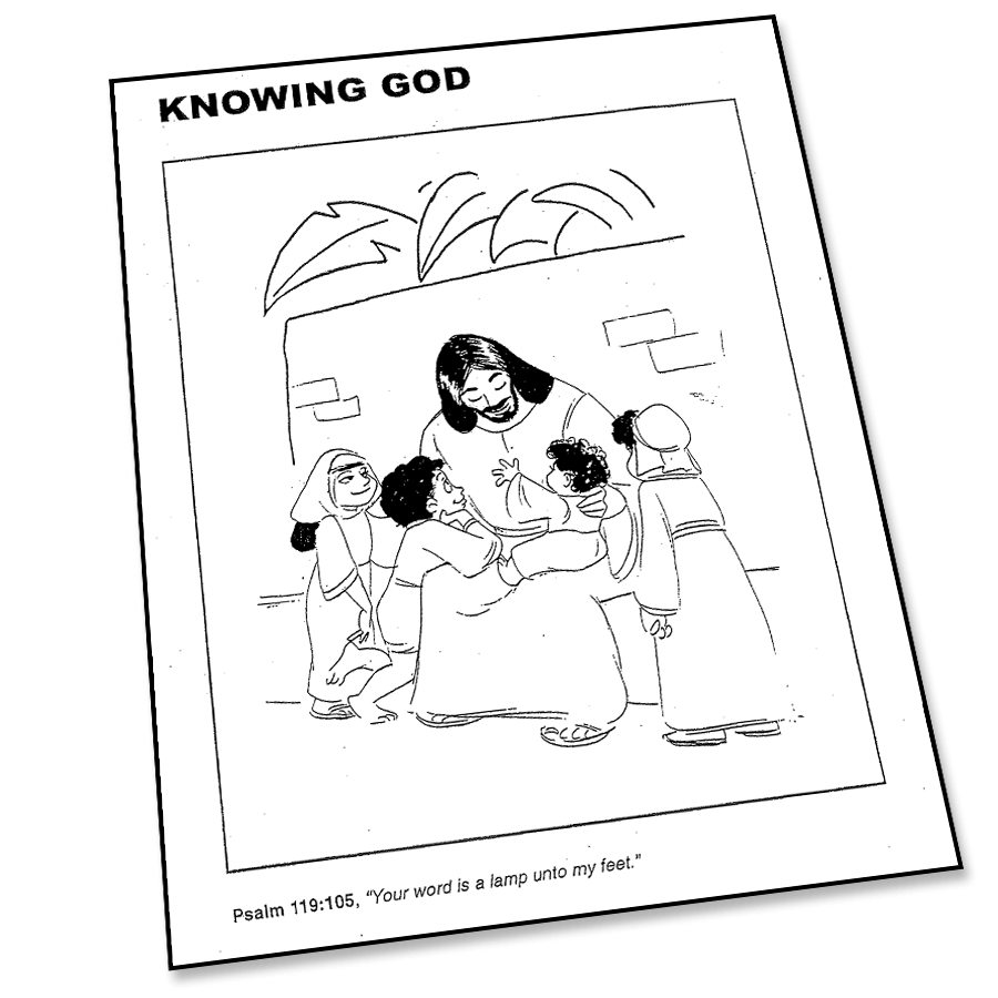 Knowing God - Coloring Page - Super Church Knowing God - Coloring Page - Super Church